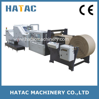 China Fast Food Paper Bag Making Machine,Shopping Paper Bag Making Machine,Handle Paper Bag Making Machine manufacturer