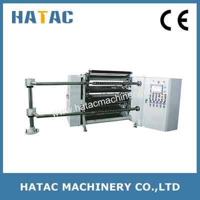 China Fully Automatic Cardboard Slitting and Rewinding Machine,Bond Paper Slitting Rewinder,PET Slitters company