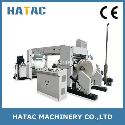 China Thermal Paper Slitting Rewinding Machine,Nylon Teffeta Slitter and Rewinder,PET Slitting Machine manufacturer